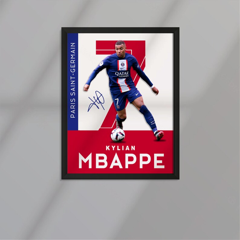 Sport Design Kylian Mbappé PSG France Les Bleus Paris - Etsy