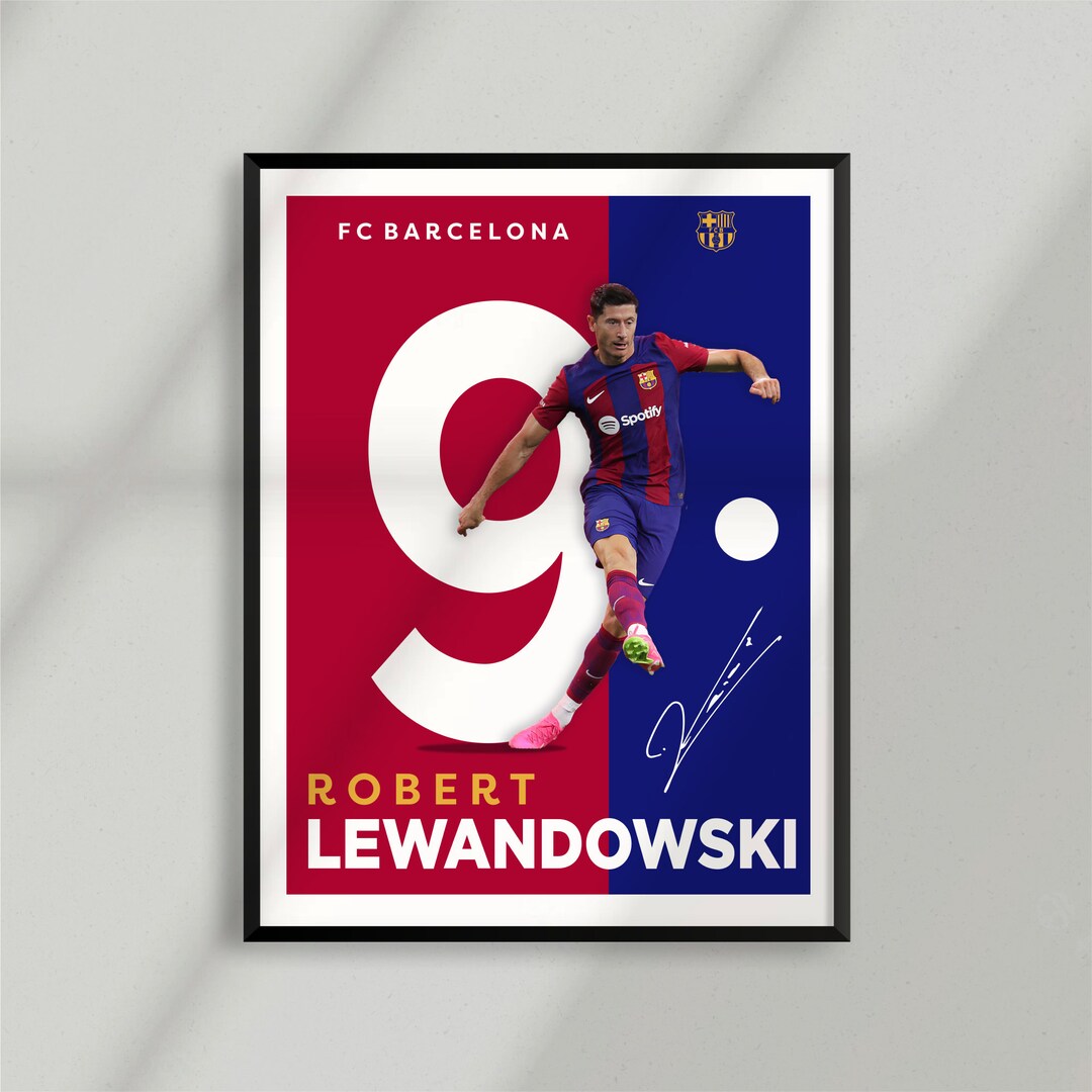 Sport Design Robert Lewandowski Football Soccer Poland FC Barcelona ...