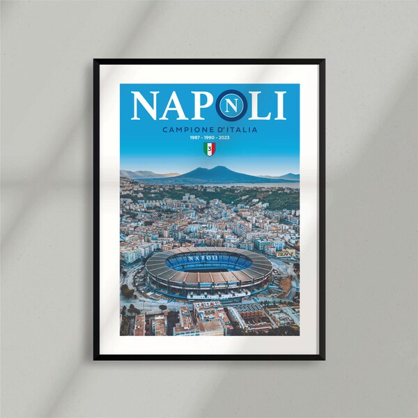 Napoli Soccer Poster - Etsy