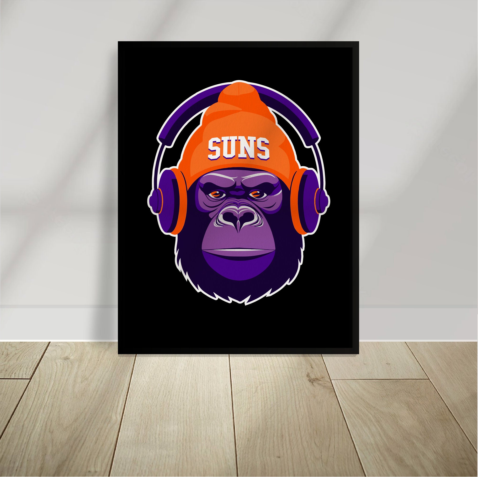 Sport Design Gorilla Mascot Phoenix Suns Basketball - Etsy