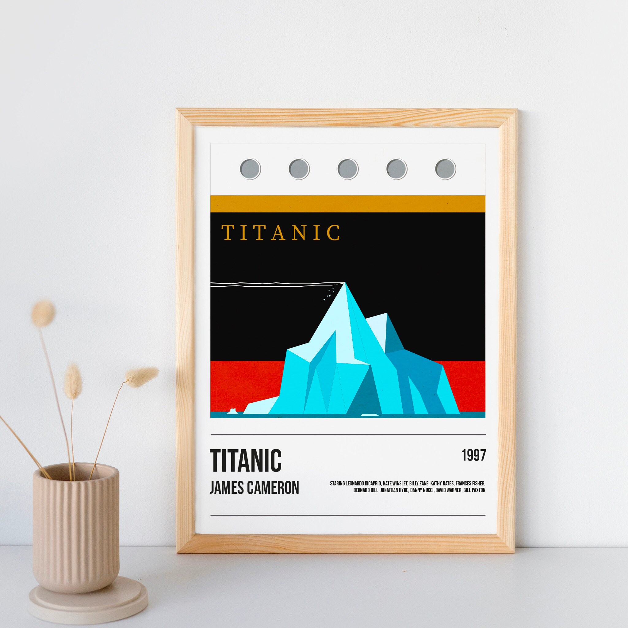 Titanic Movie Poster Minimalist Print Art James Cameron - Etsy
