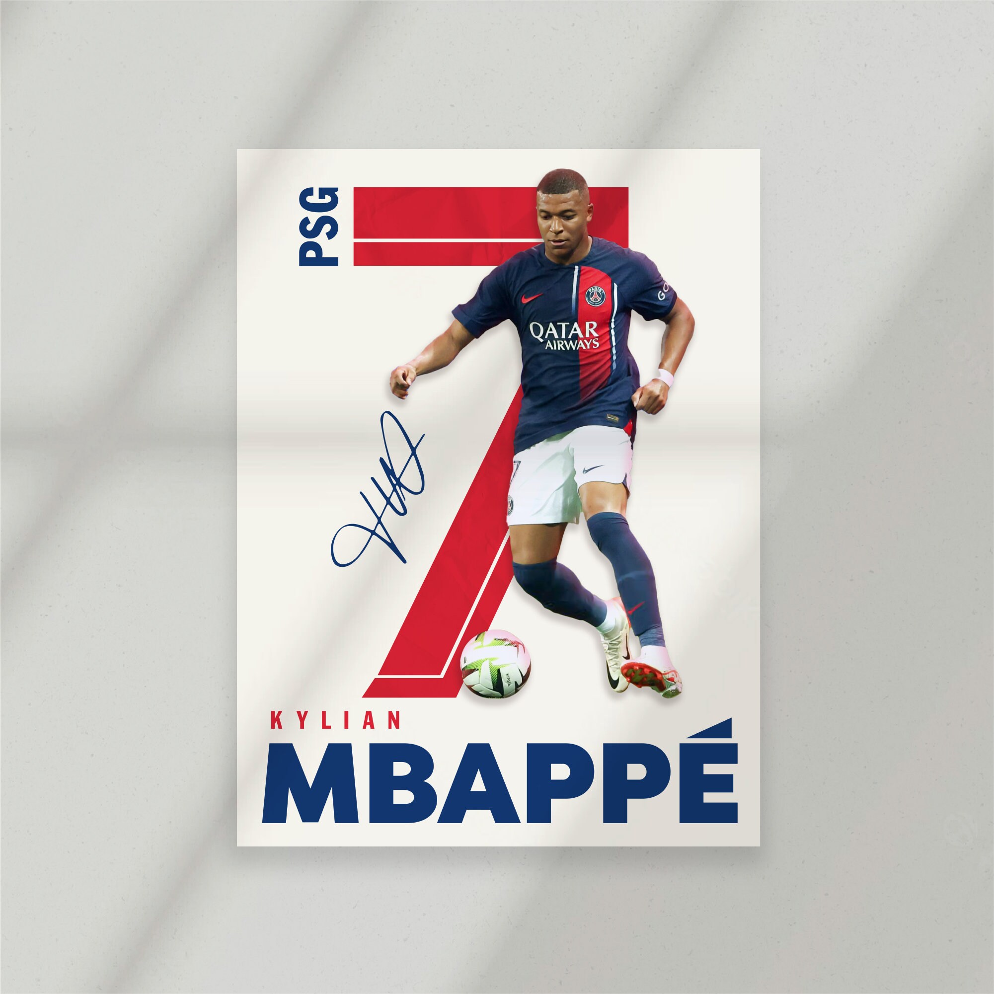 Sport Design Kylian Mbappé PSG France Les Bleus Paris - Etsy