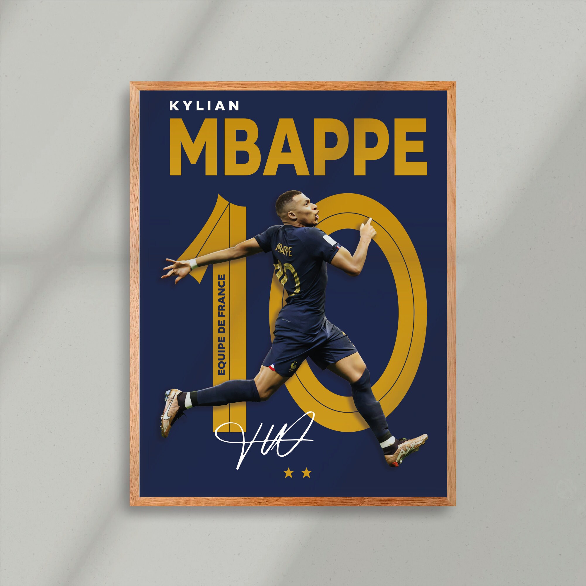 Sport Design Kylian Mbappé PSG Paris Allez Les Bleus - Etsy