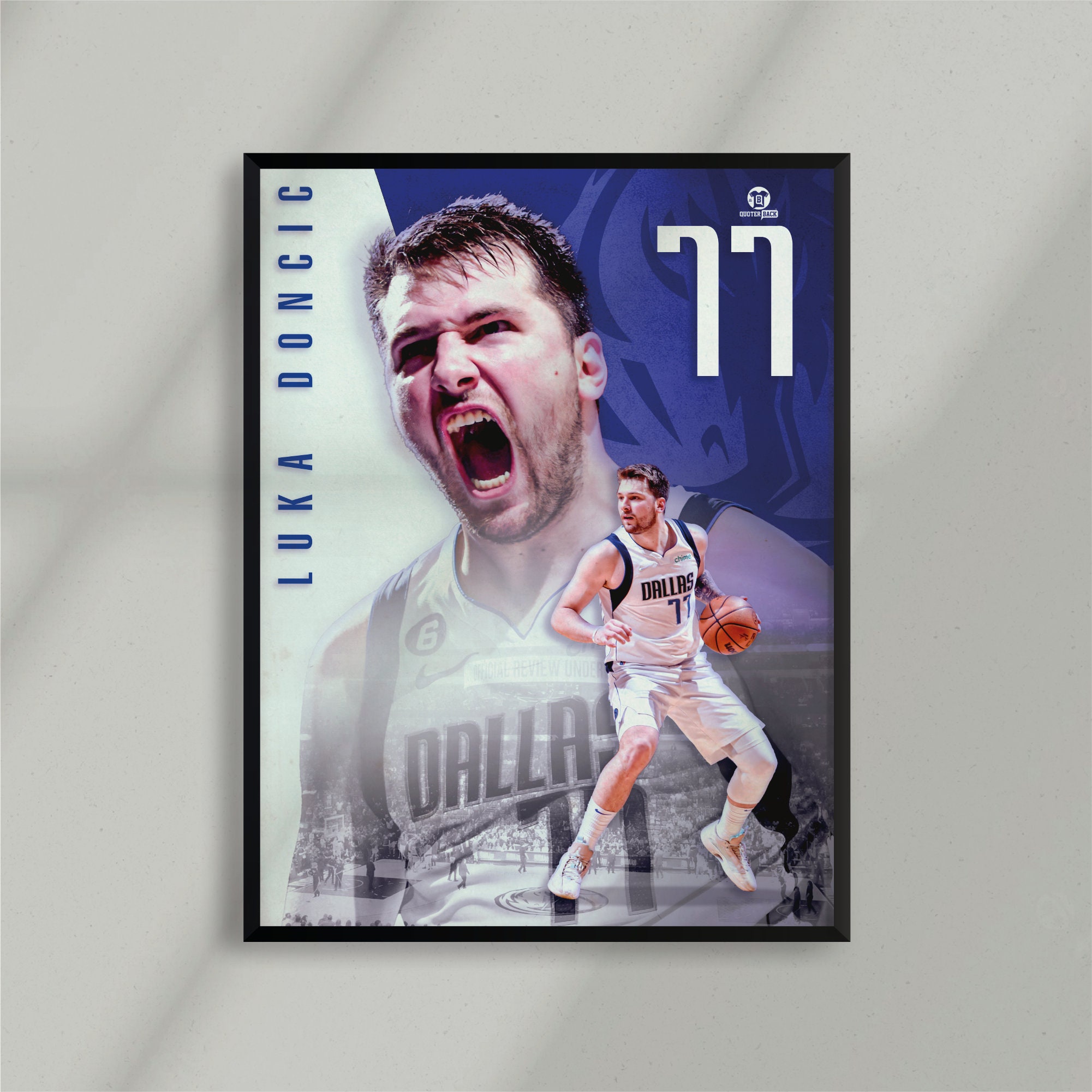 Sport Design Luka Doncic Dallas Mavericks Minimalist - Etsy