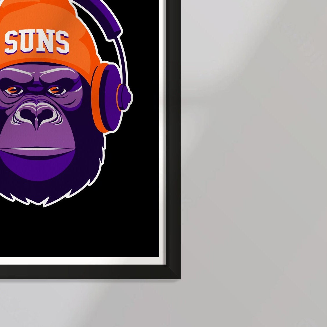 Sport Design Gorilla Mascot Phoenix Suns Basketball - Etsy
