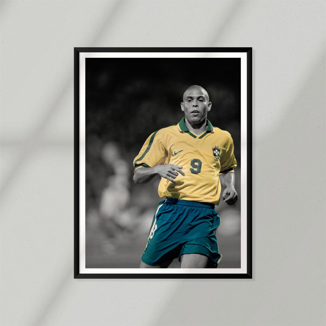 Sport Design Ronaldo Luís Nazário De Lima, Brazil, Goat Poster Wall Art ...