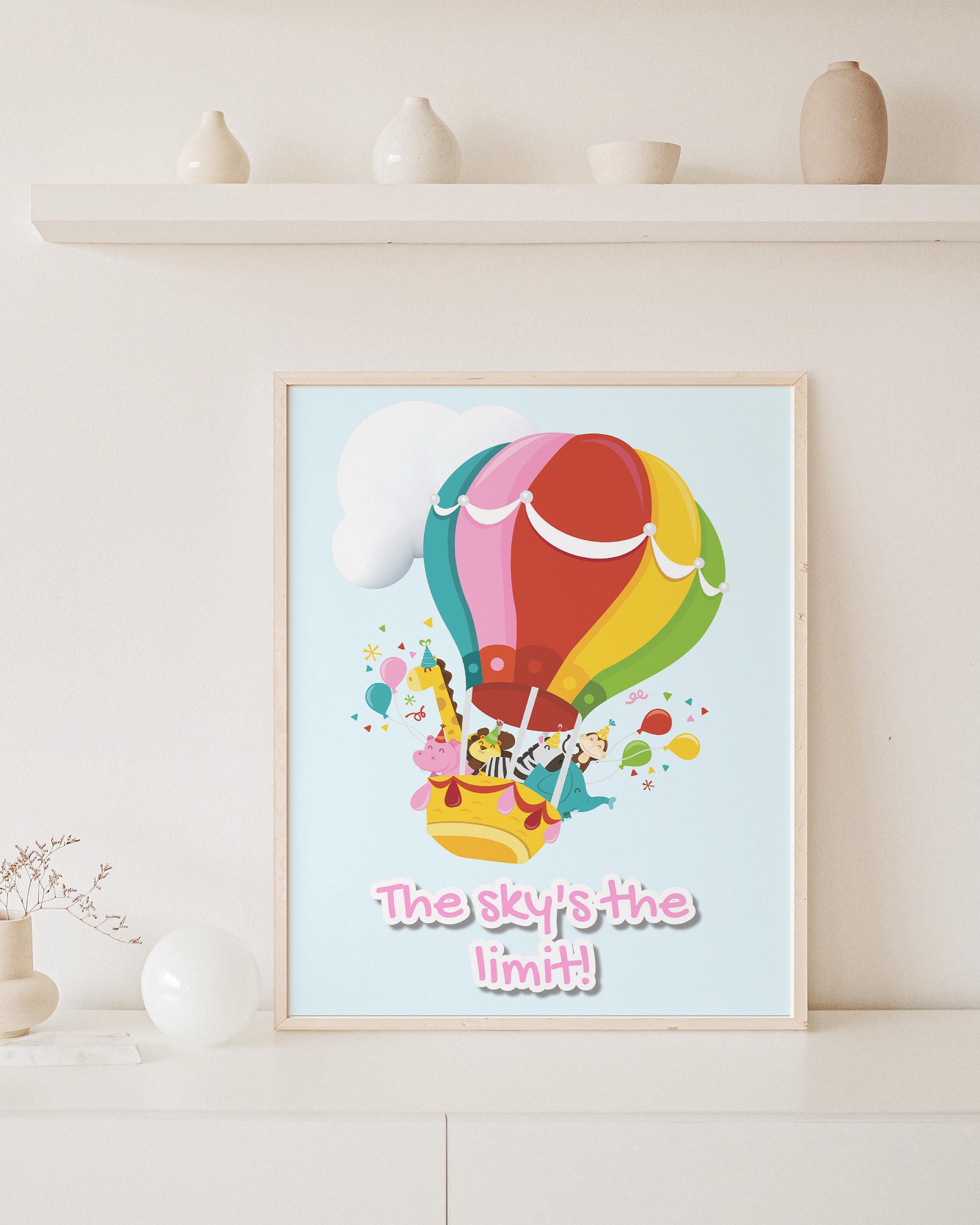 The Sky's The Limit, Positive Affirmations For Kids, Classroom Art ...