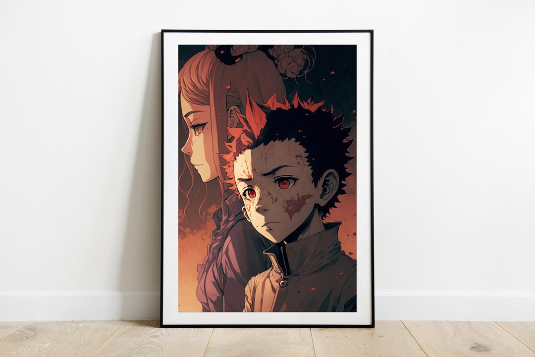 Demon Slayer Anime Poster Instant Digital Download Makes a Great Gift ...