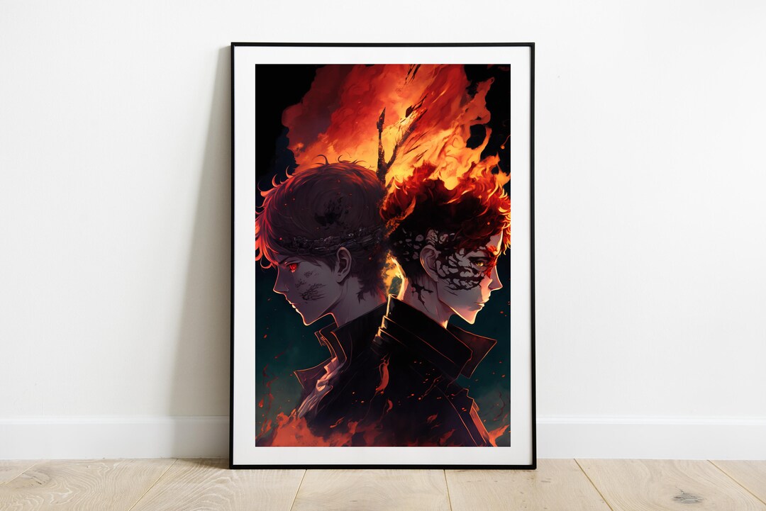 Demon Slayer Anime Poster Instant Digital Download Makes a Great Gift ...