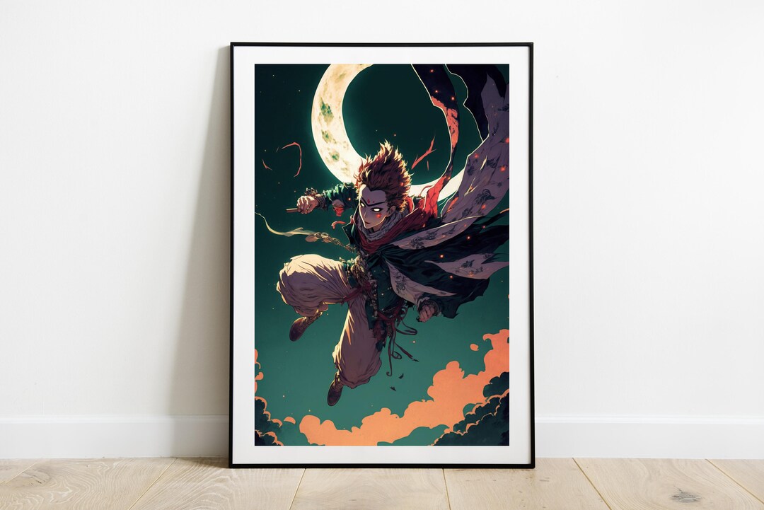 Demon Slayer Anime Poster Instant Digital Download Makes a Great Gift ...