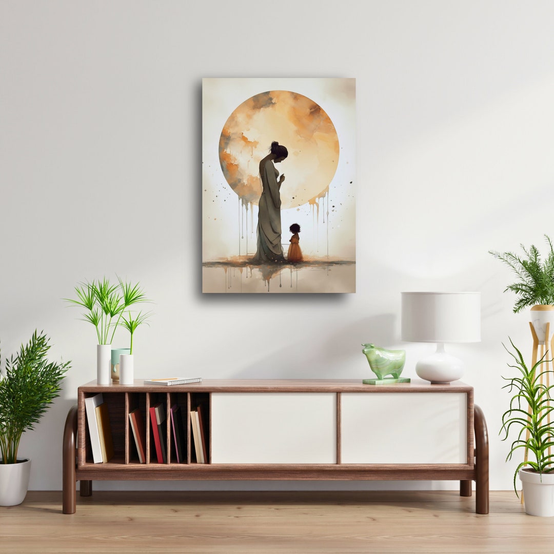 Inner Child Art Digital Painting, Minimalistic Expressionism Art for ...