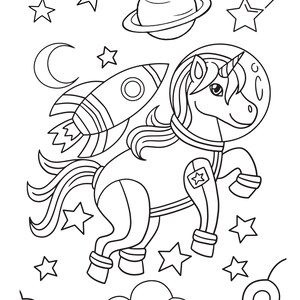 30 'magical Unicorns' Printable Colouring Pages. Downloaded Coloring ...