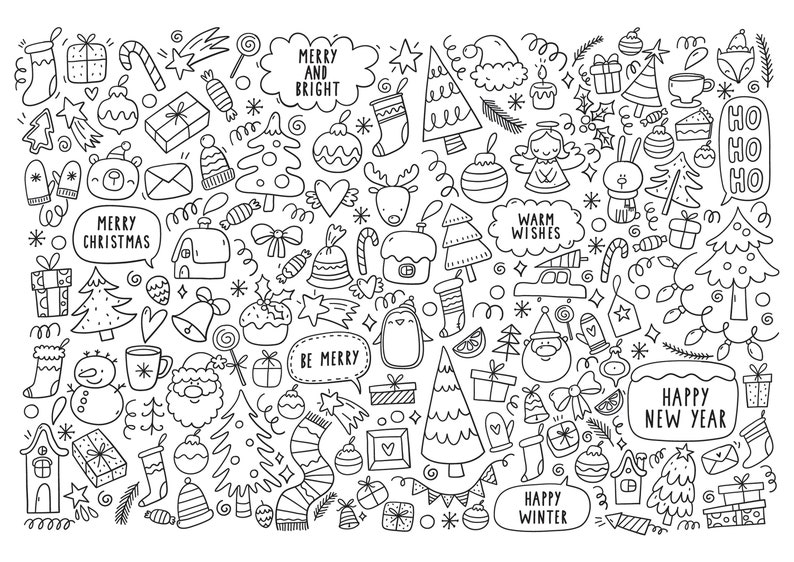 9 GIANT Printable Colouring Posters. Downloadable Coloring Pages for ...