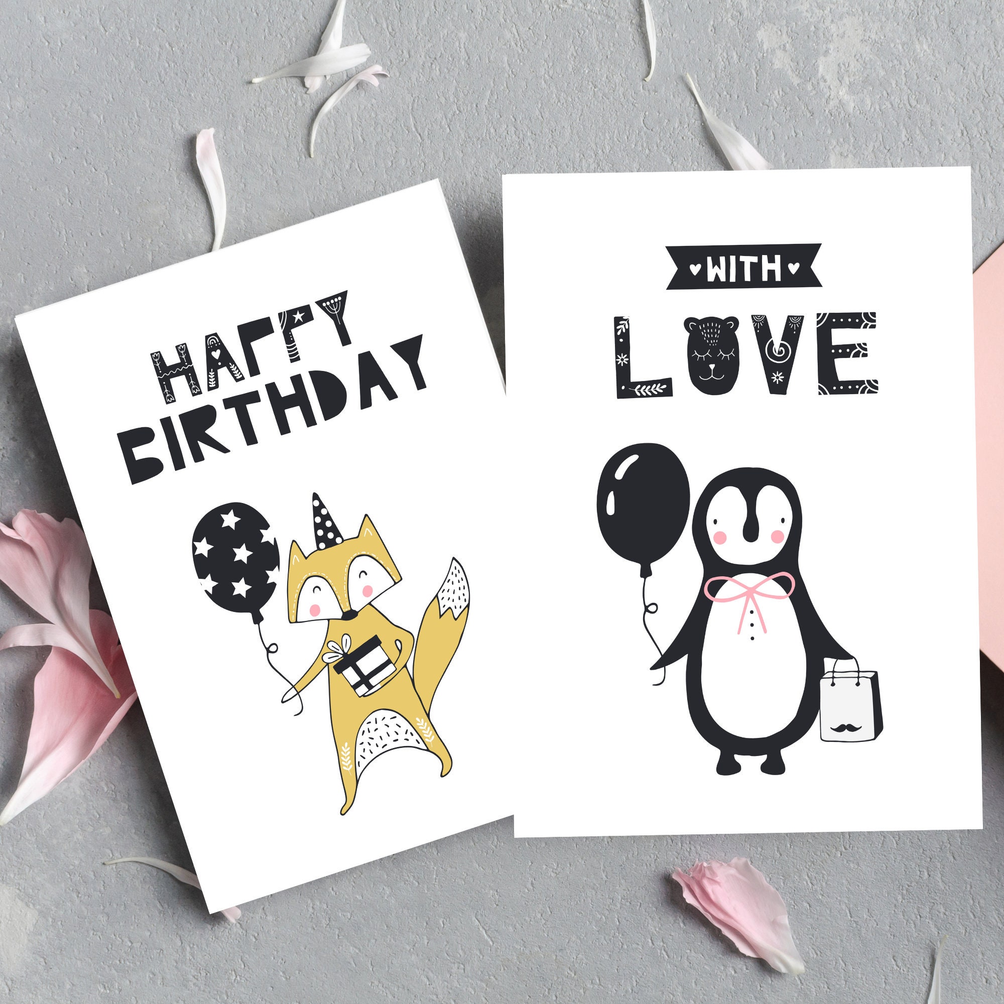 Happy Birthday, Printable Birthday Card, Kids Birthday, Digital ...