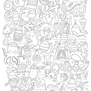 9 GIANT Printable Colouring Posters. Downloadable Coloring Pages for ...