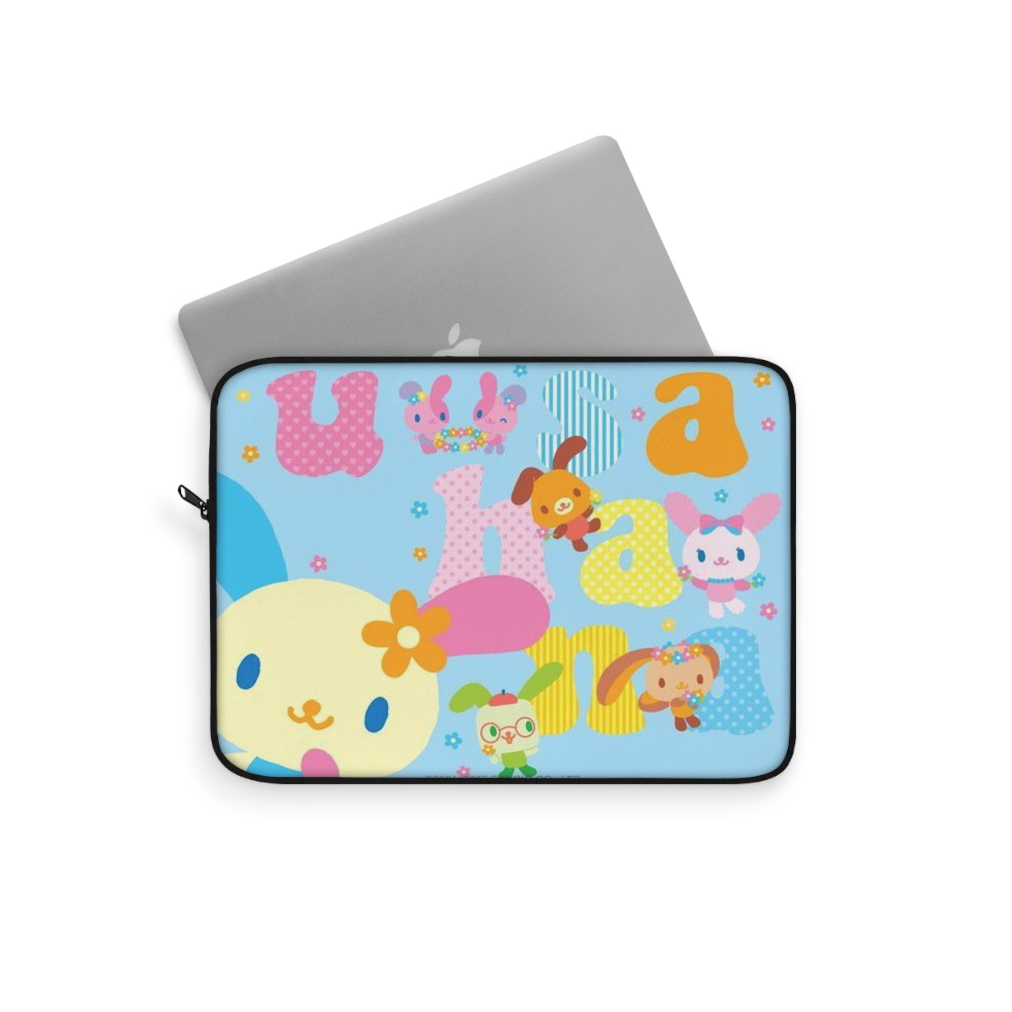 Kawaii Cute Rainbow Bunny Dog Laptop Sleeve - Etsy