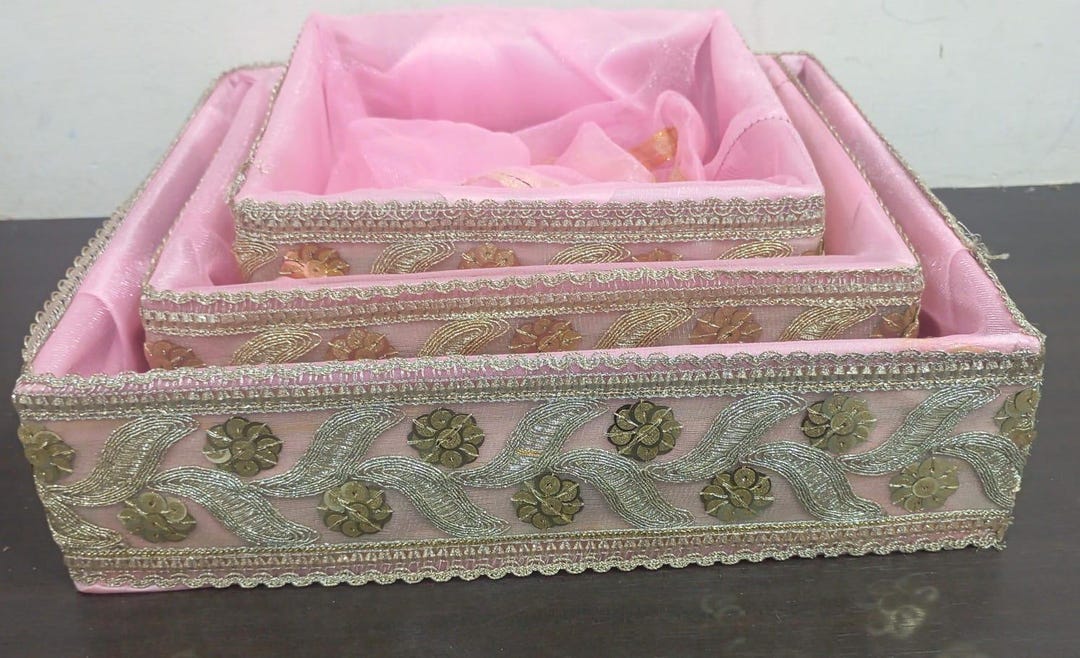 Wedding Gift Hamper Basket-bari Thaal for Indian Pakistani Punjabi ...