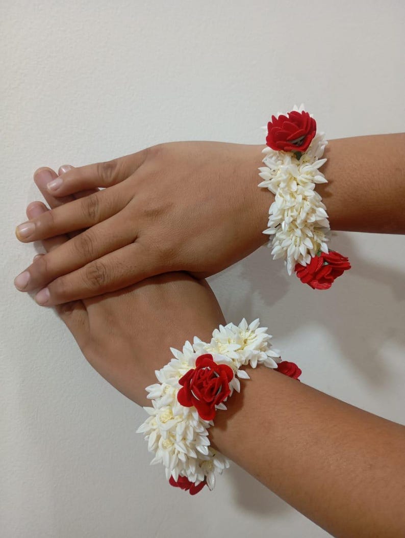 Haldi/mehndi Jasmine Wedding Gajra-hair Accessory Jasmine Scented ...