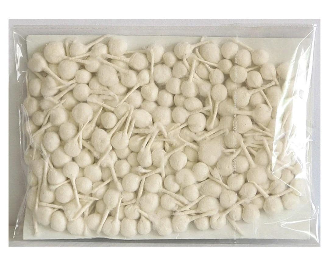 200 Pooja Batti/round Cotton Wicks for Diya/gol Batti for Pooja/diya ...