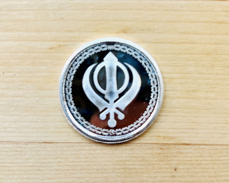 Guru Nanak Dev Ji Legend Good Luck Sikh Khanda Shining Token - Etsy
