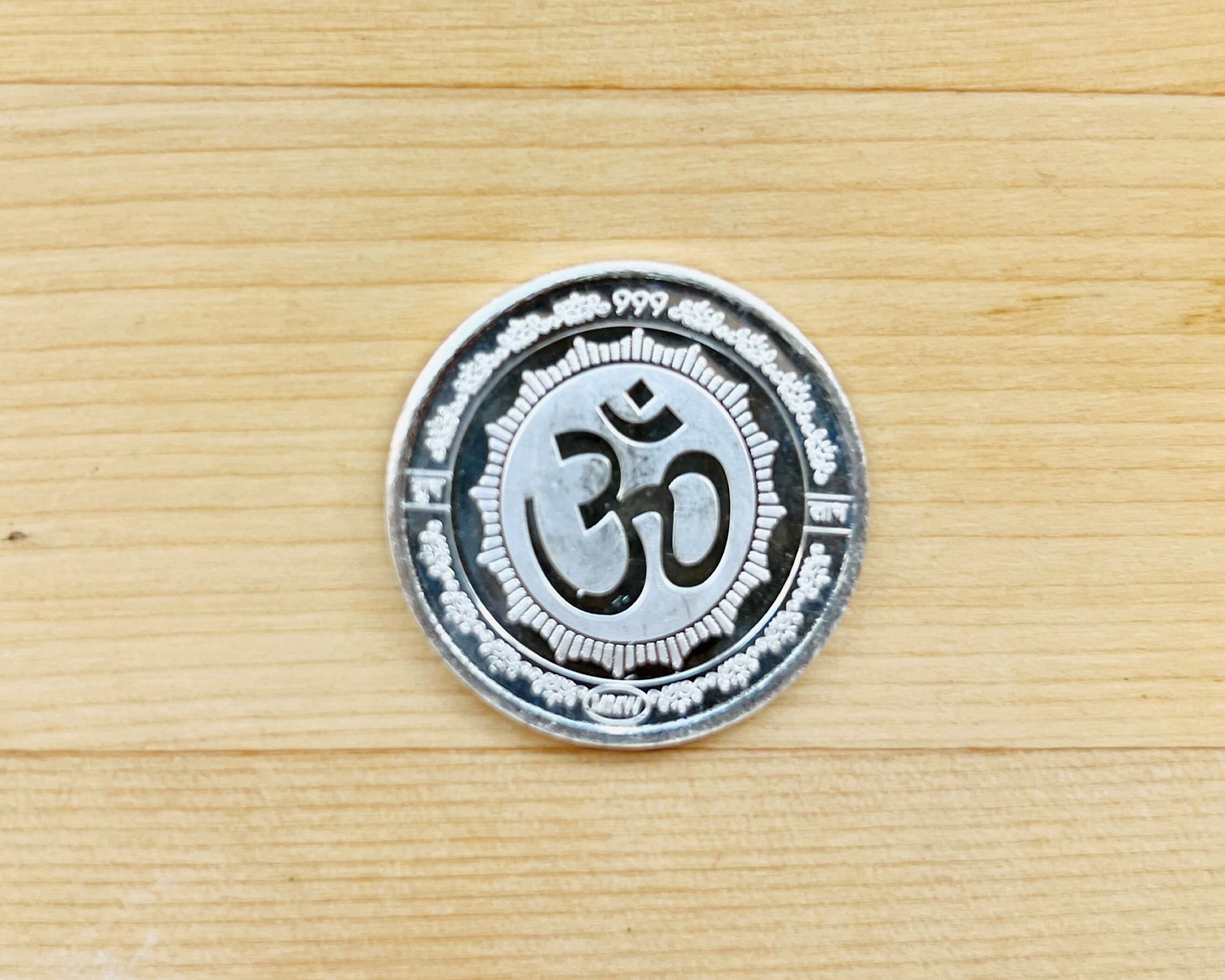999 Pure Silver Ganesha Coin - 10 Gram Ganpati Ji - Etsy Australia