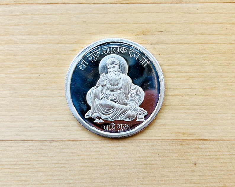 Guru Nanak Dev Ji Legend Good Luck Sikh Khanda Shining Token - Etsy