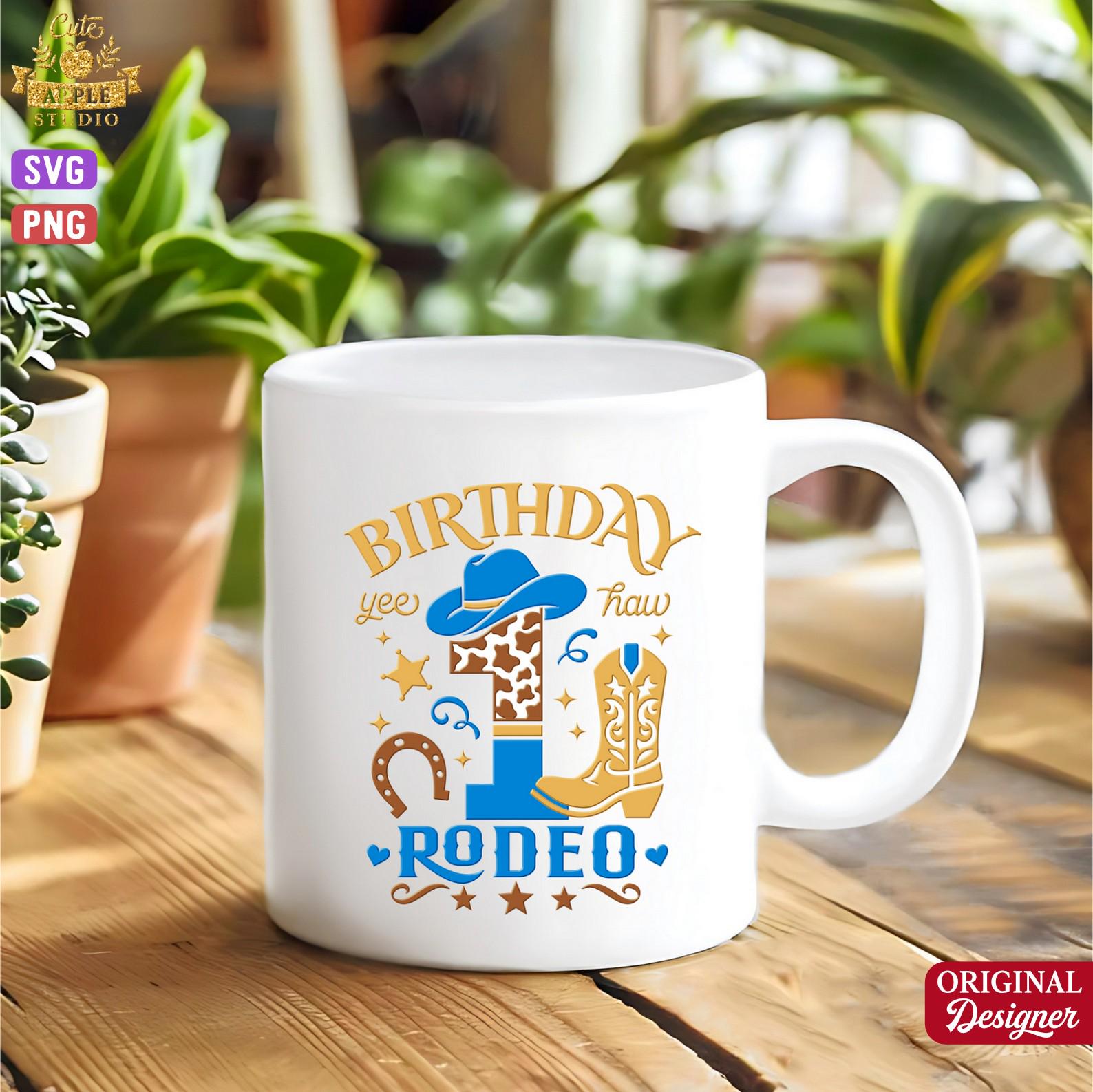1st Rodeo Birthday Svg Png, Cowboy 1st Birthday Svg, My First Rodeo ...