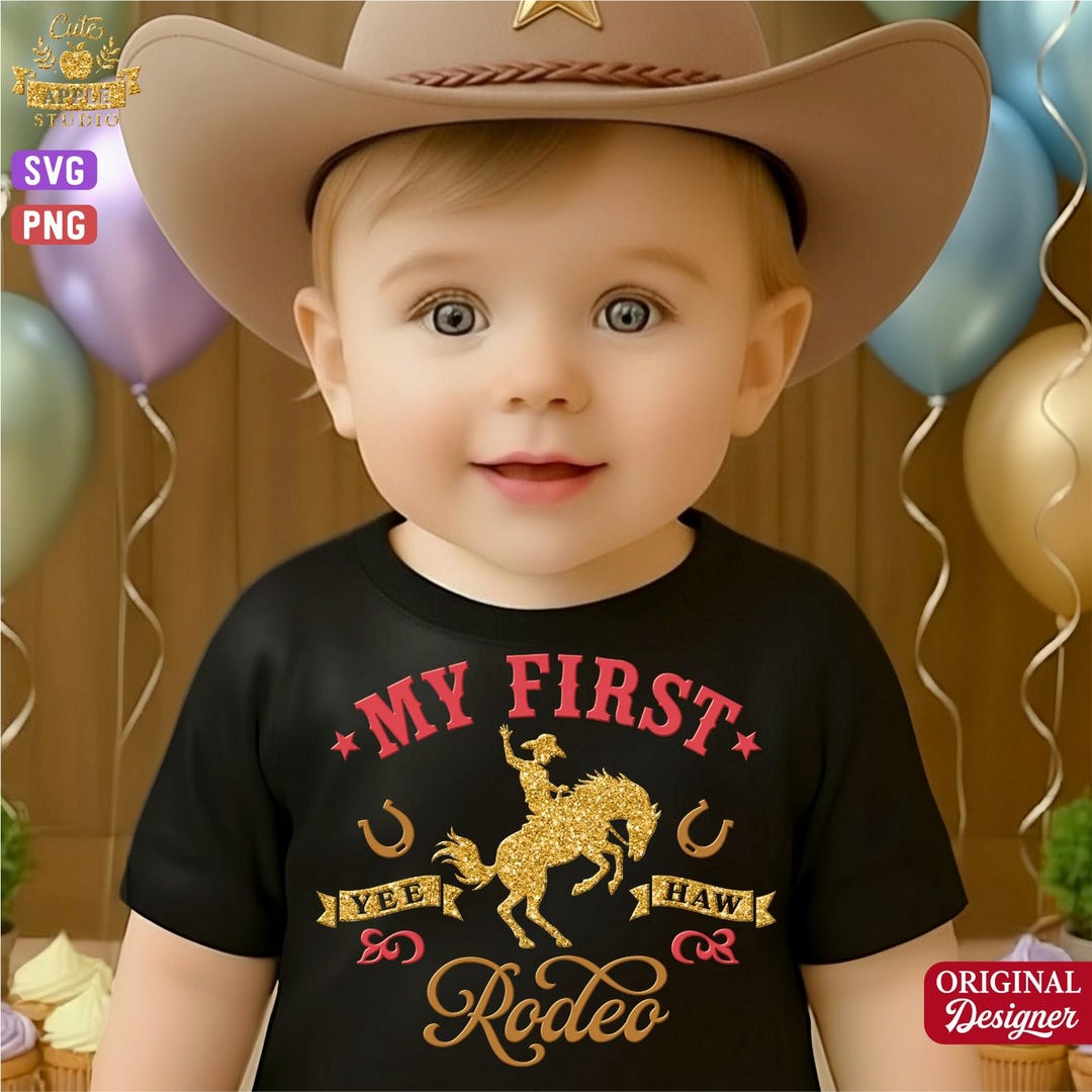 1st Birthday Rodeo Svg Png, My First Rodeo Birthday Svg Png, Little ...