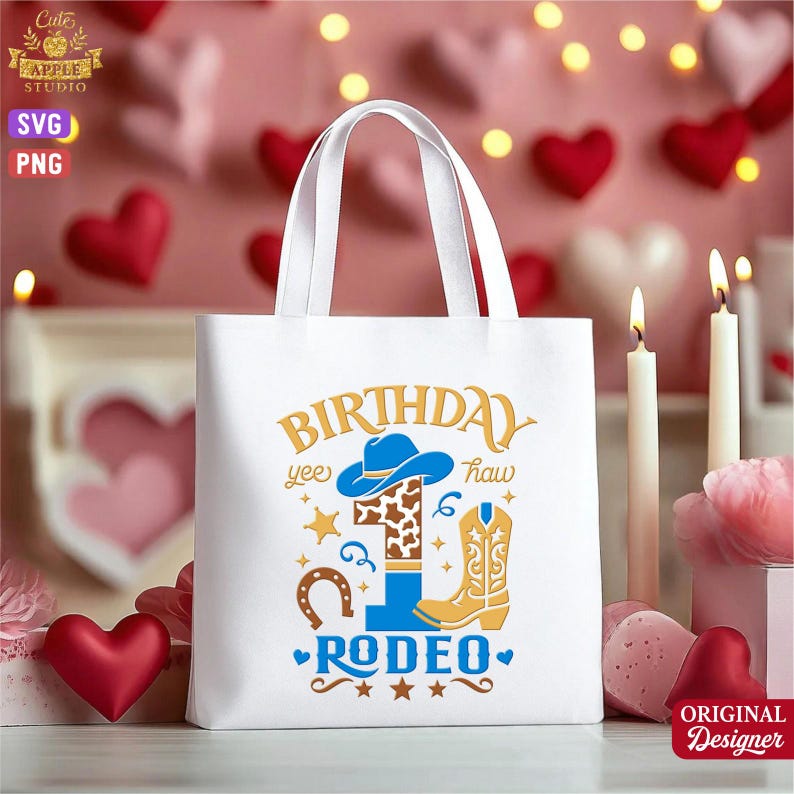 1st Rodeo Birthday Svg Png, Cowboy 1st Birthday Svg, My First Rodeo ...