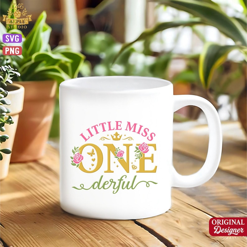 Little Miss Onederful Svg Png, 1st Birthday Girl Svg, One-derful ...