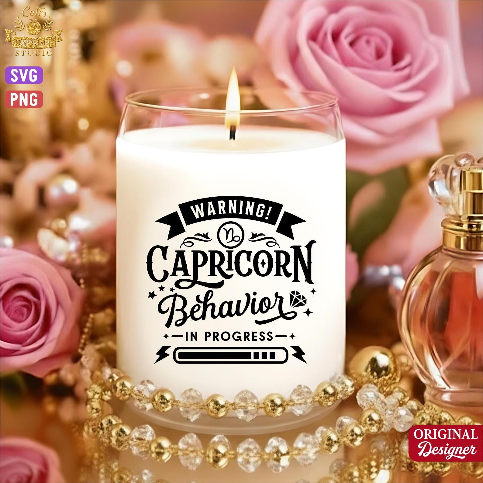 Warning Birthday Behavior Png, Birthday Behavior Capricorn Svg ...