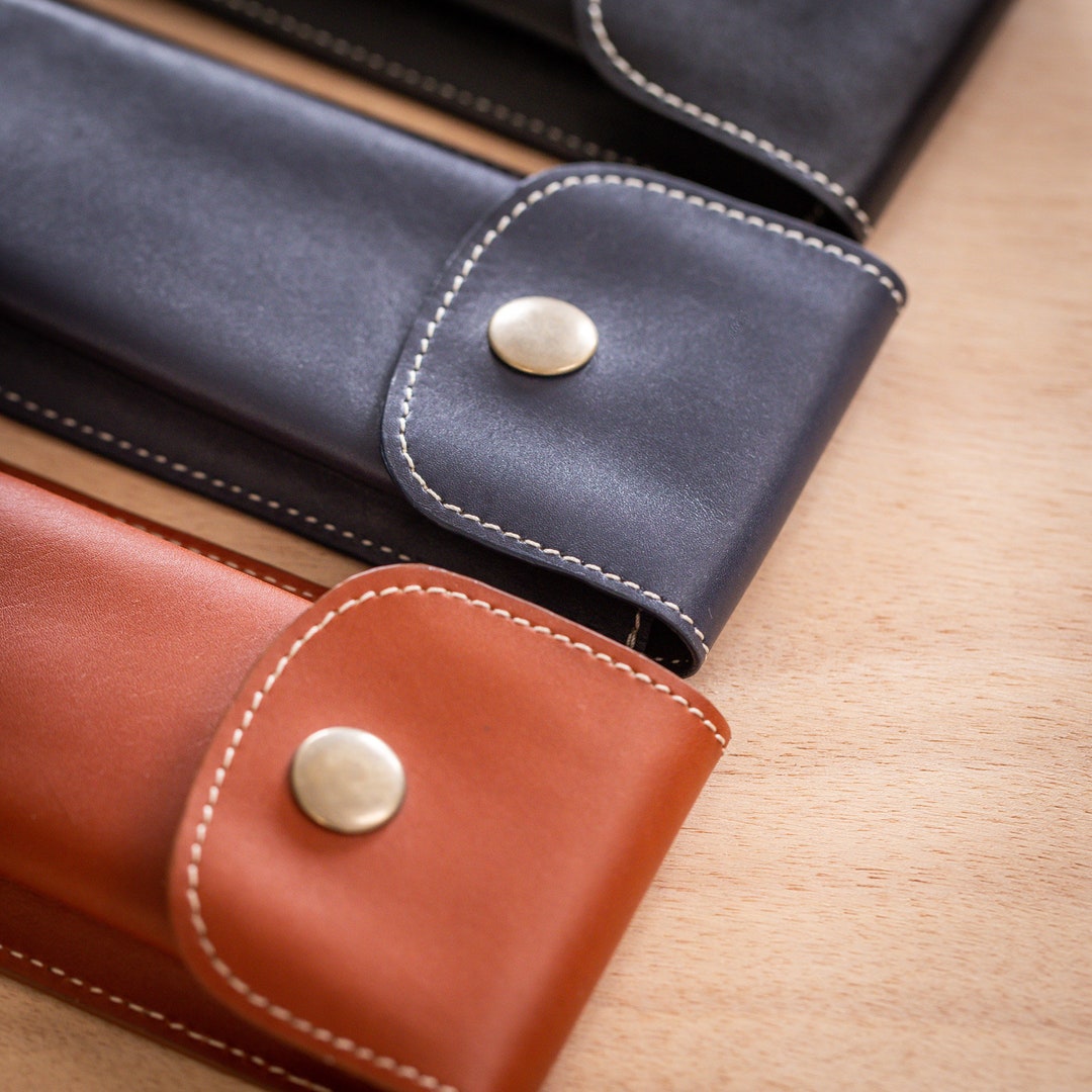 Watch Pouch Made of Cowhide Leather. Hand-stitched & Made in Germany - Etsy