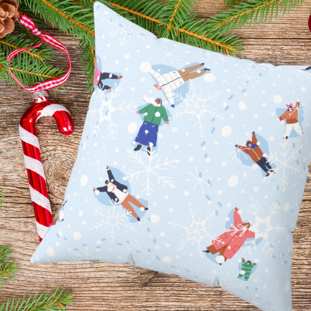 Winter Pillow for Christmas Home Decor Christmas Throw Pillow for ...