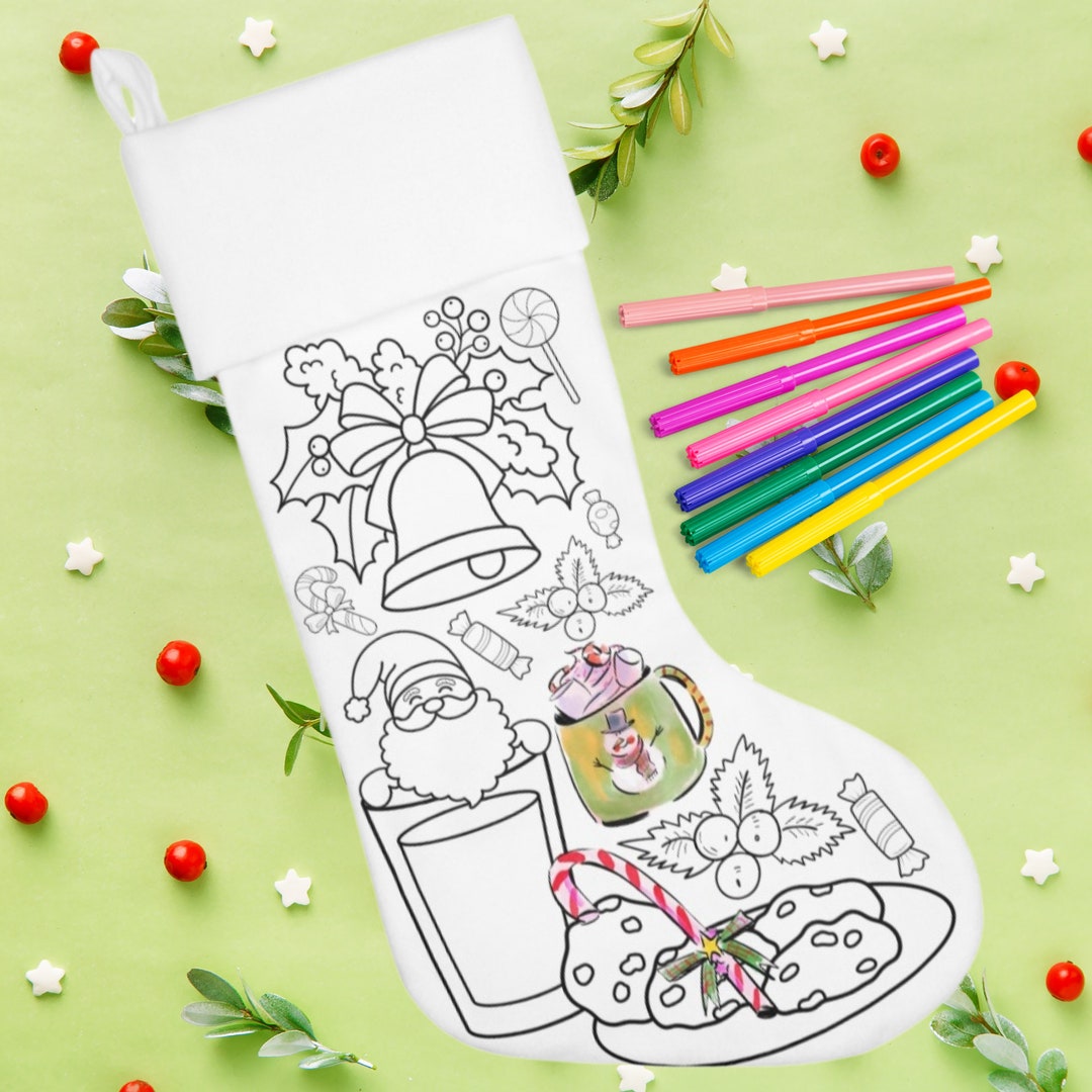 Custom Coloring Christmas Kids Activities Personalized Kids Coloring ...