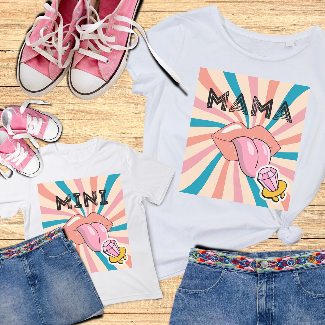 Mama Mini Matching Set Mama and Me Shirt Mama and Mini - Etsy
