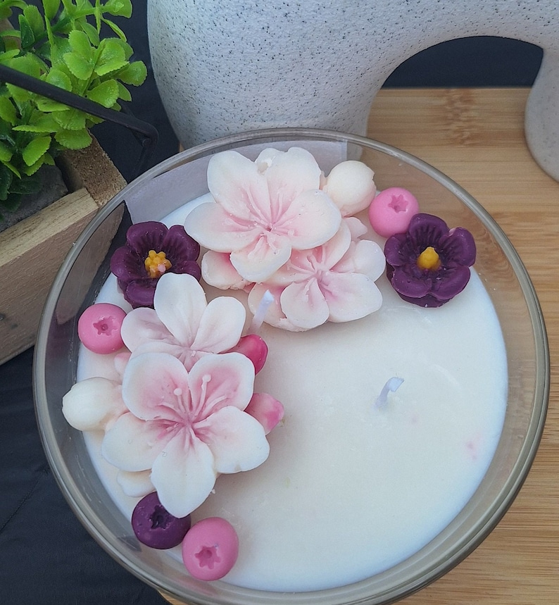 Scented Candle Floral - Etsy