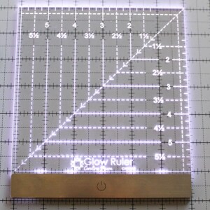 Glow Ruler 6 by Carolina Moore for Moda New Box Opened Once for Demo ...