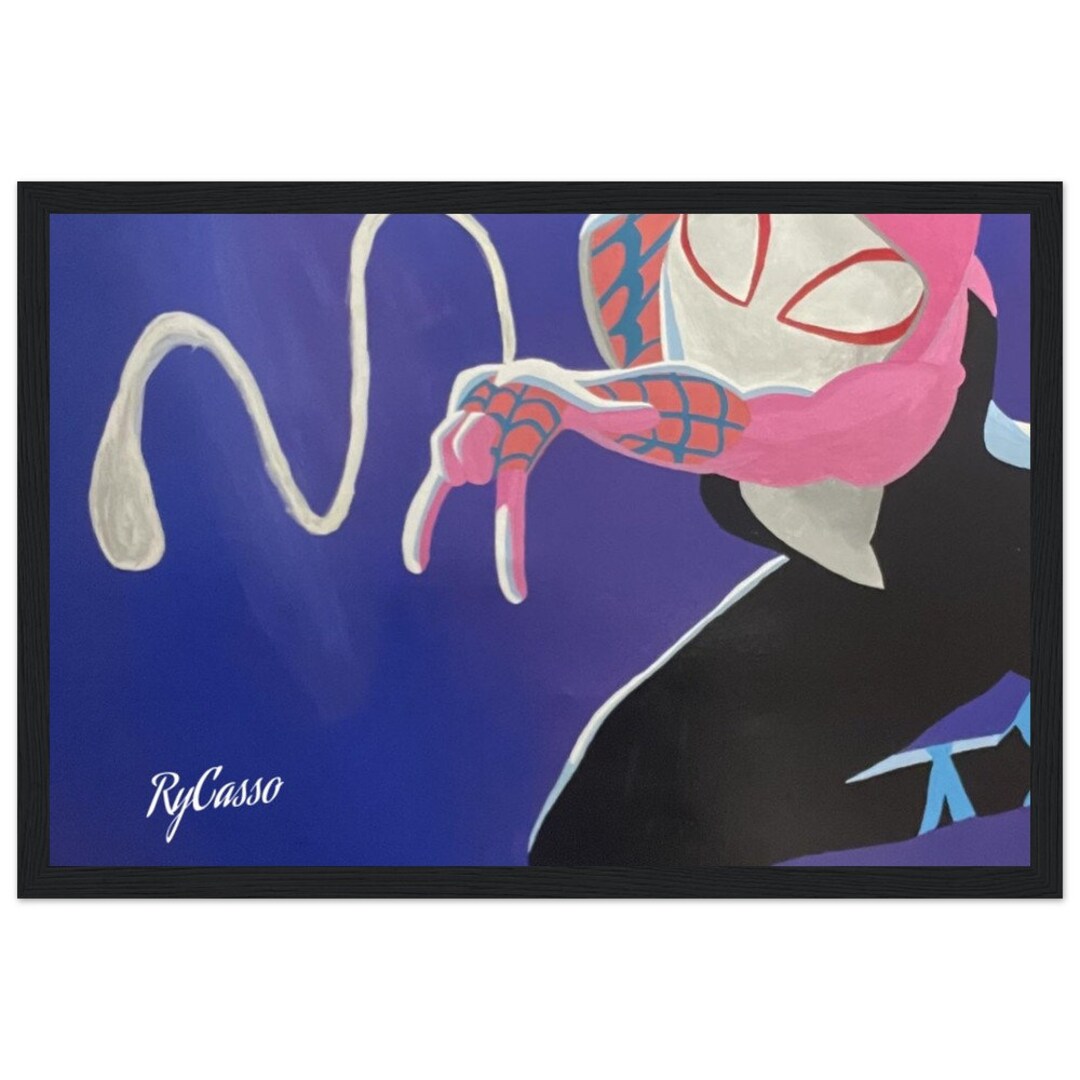 Spider-gwen Framed Poster - Etsy