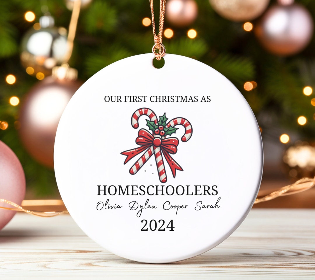 Custom Homeschool Ornament Family Christmas Ornament Personalised Mom ...