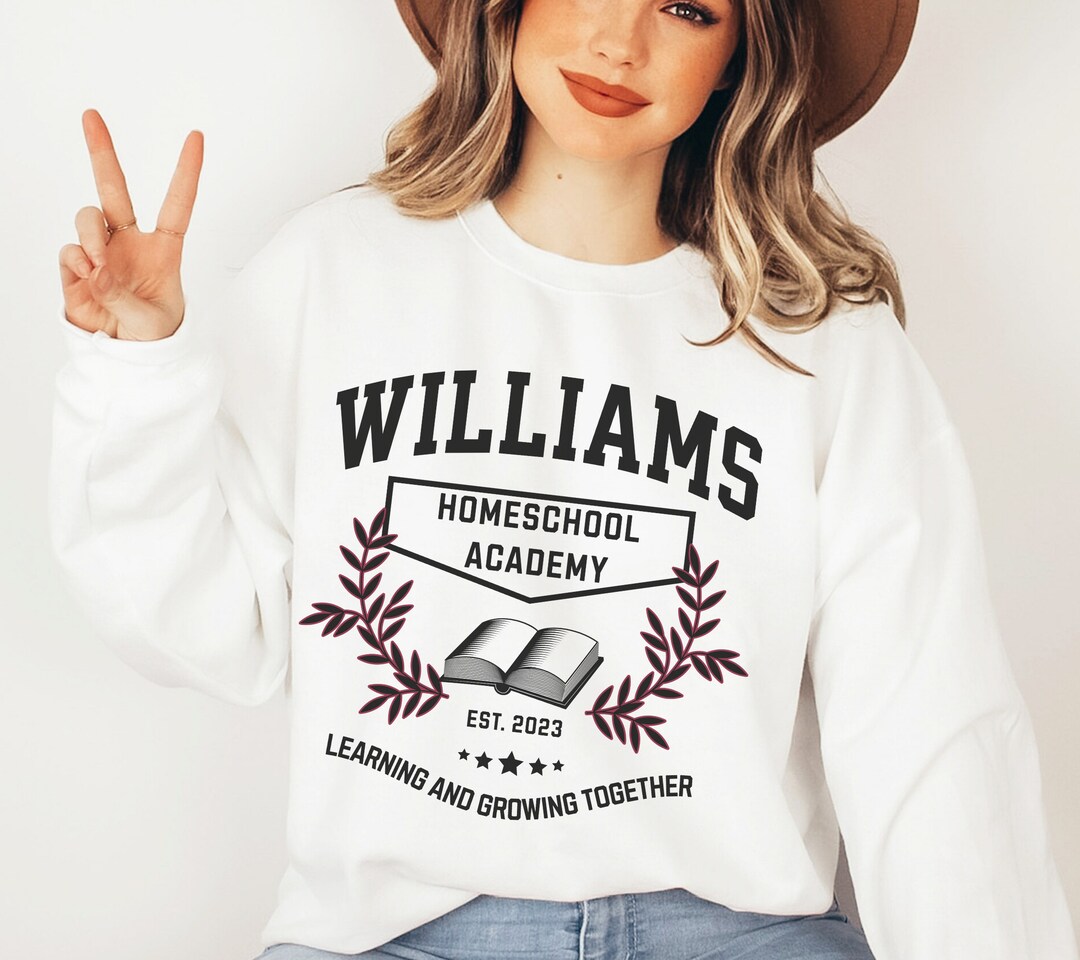 Custom Homeschool Mom Sweatshirt Personalized Homeschool Mama Crewneck ...