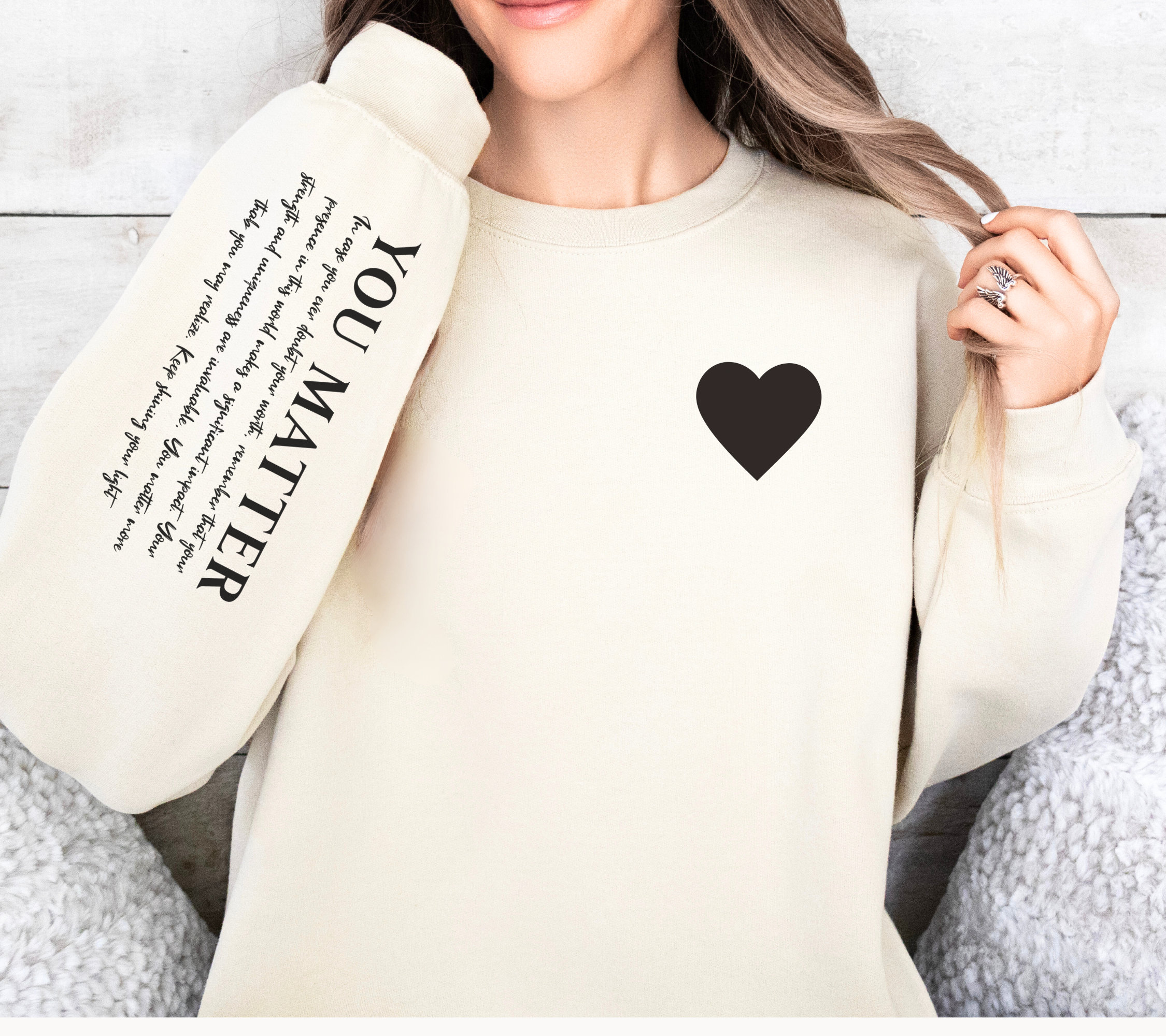 You Matter Sweatshirt, Mental Health Sweatshirt for Women, Aesthetic ...