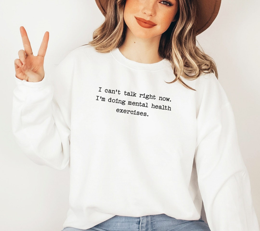 Mental Health Sweatshirt for Women Aesthetic Kindness Hoodie Positive ...