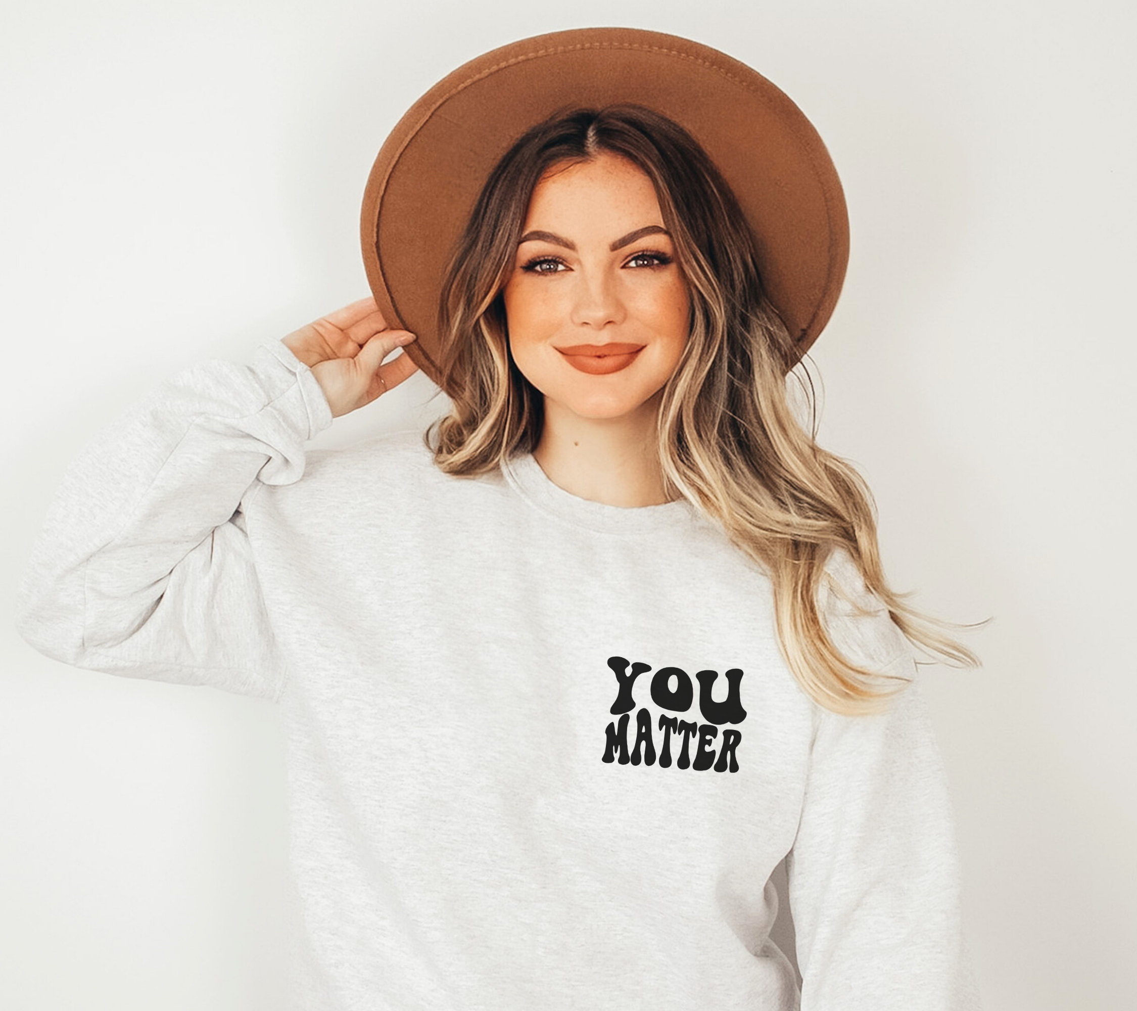 You Matter Sweatshirt, Mental Health Sweatshirt for Women, Aesthetic ...