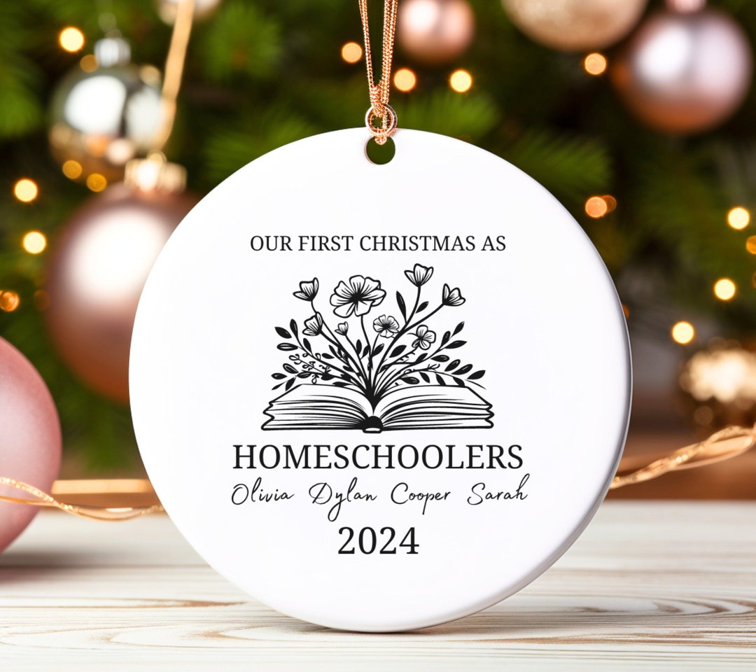 Custom Homeschool Ornament Family Christmas Ornament Personalised Mom ...