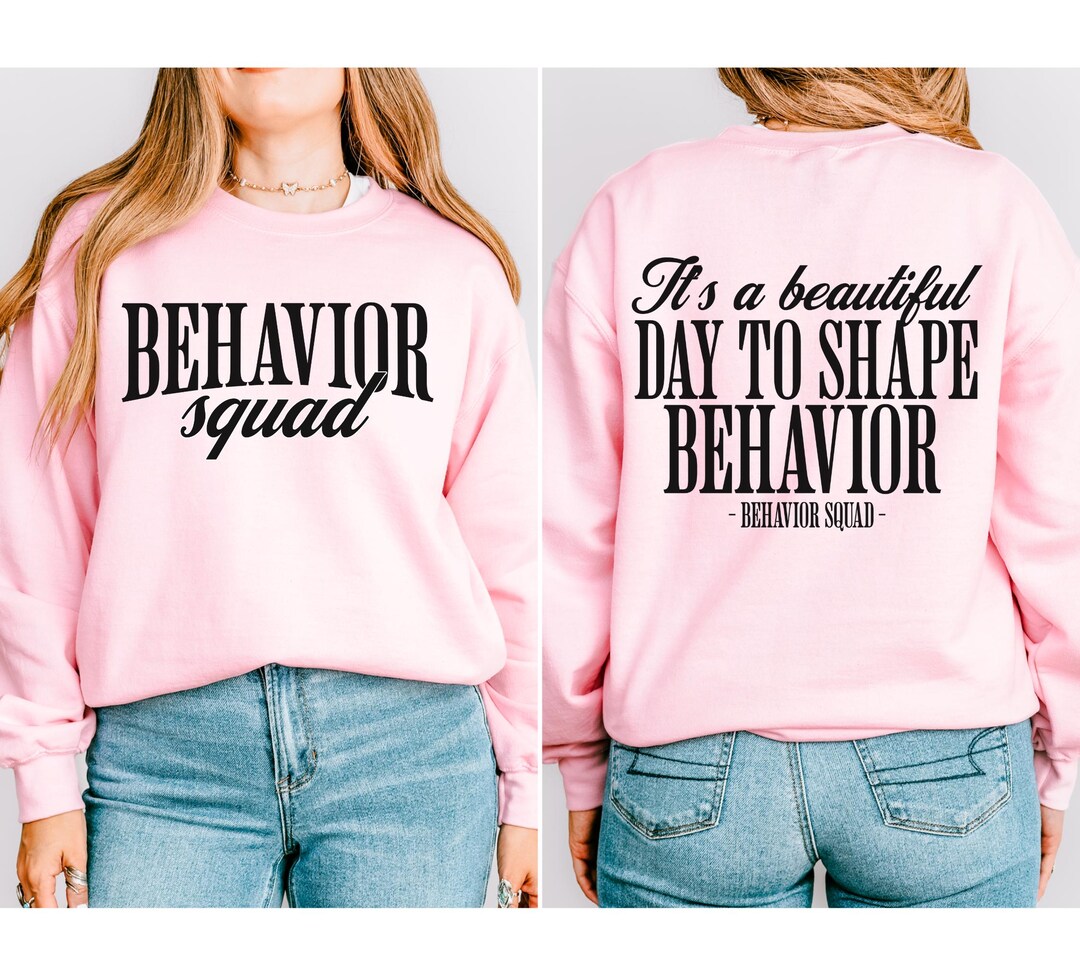 Behavior Squad Shirt BCBA Shirt Behavior Analyst Sweatshirt ABA Shirt ...