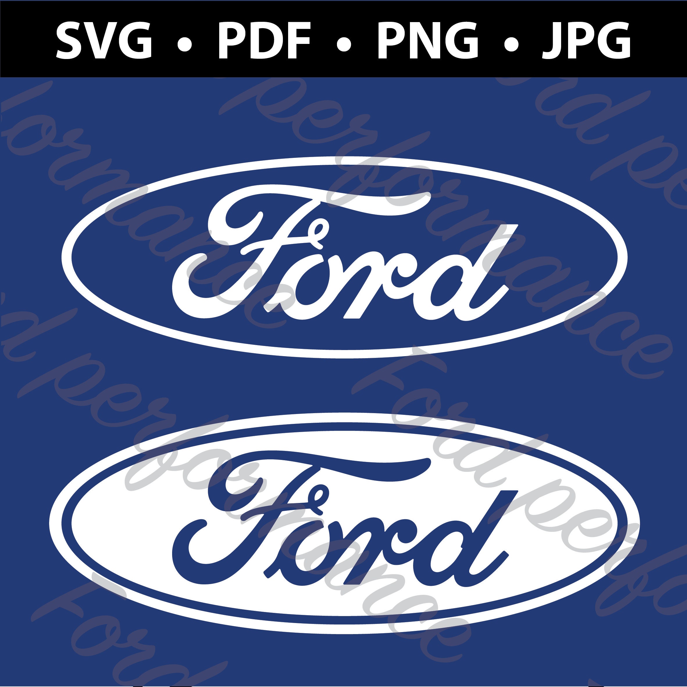 Ford Logo, Ford Logo Bundle, Ford Logo Silhouette, Ford Design, Truck ...