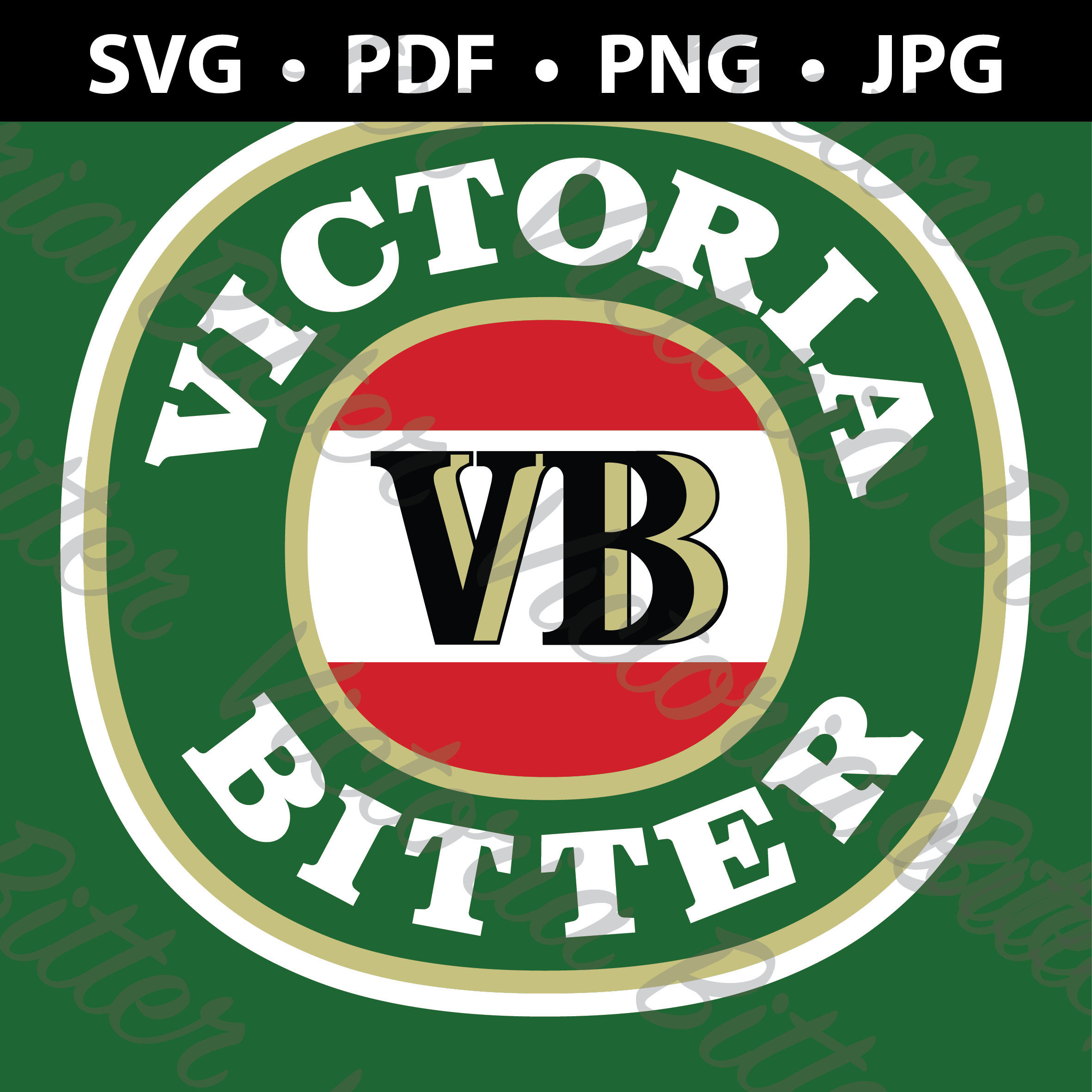 VB Logo Svg, Victoria Bitter Bundle, Victoria Bitter Logo, Vb, Beer ...