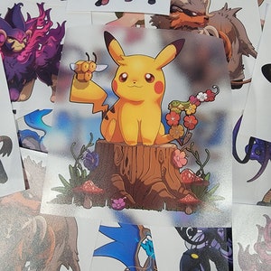 Flower Pika Vinyl Decal Weatherproof & UV Resistant Good on Any Flat ...