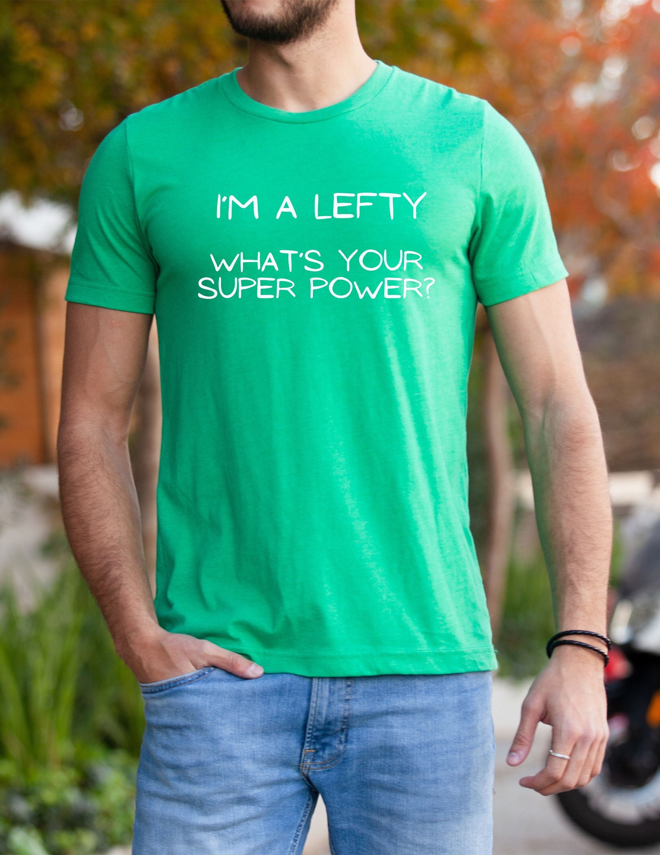 Lefty Shirt, Left Handed Gift, Left-handed Shirt, Super Power Tees ...