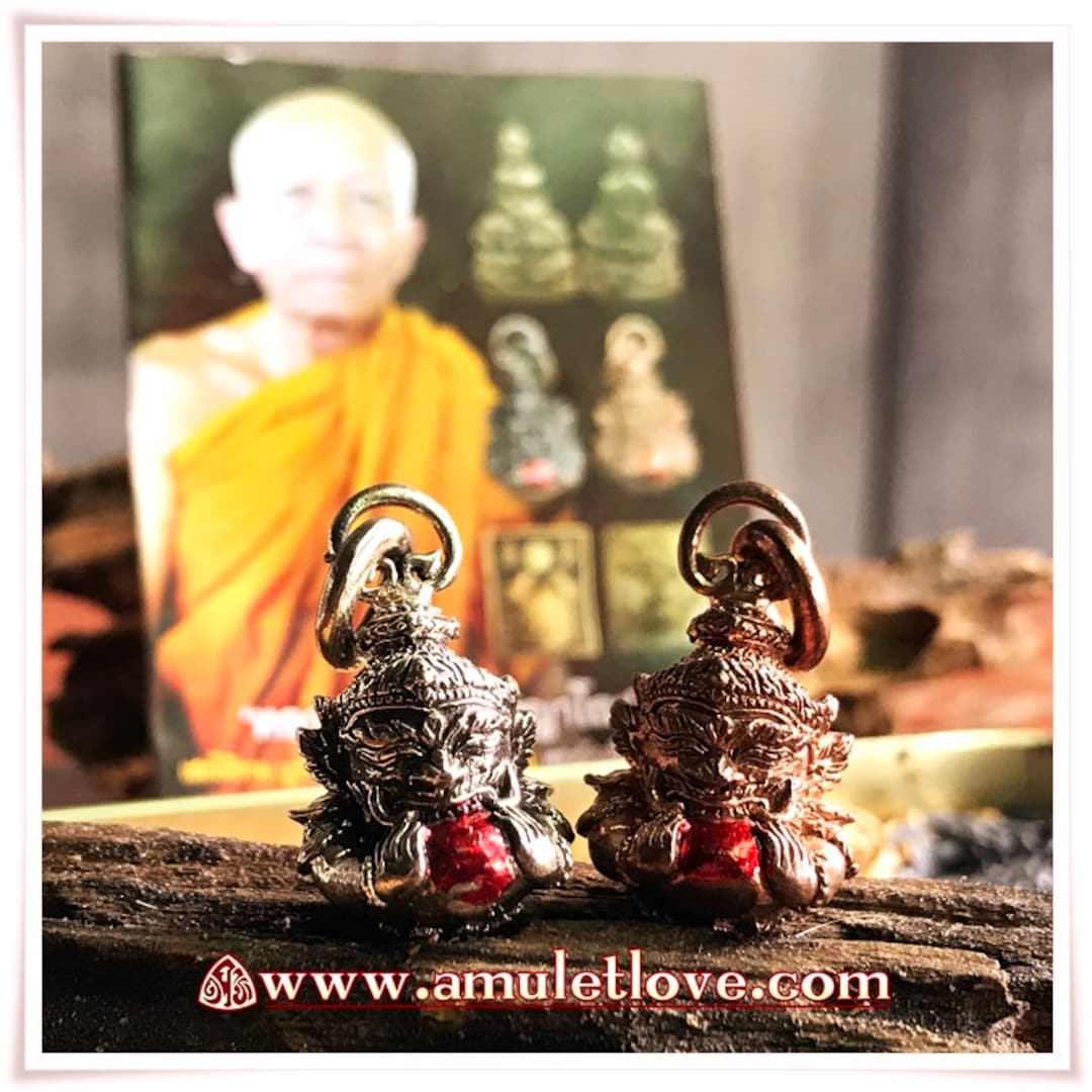 Powerful Magic Pendant look Om Phra Rahoo the God - Etsy